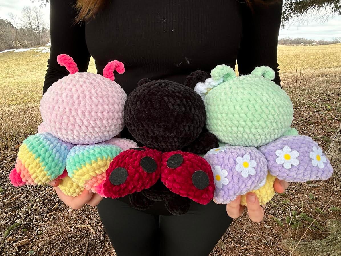 No Sew Blooming Bug Pattern, Crochet Pattern, Bee Pattern, Ladybug ...