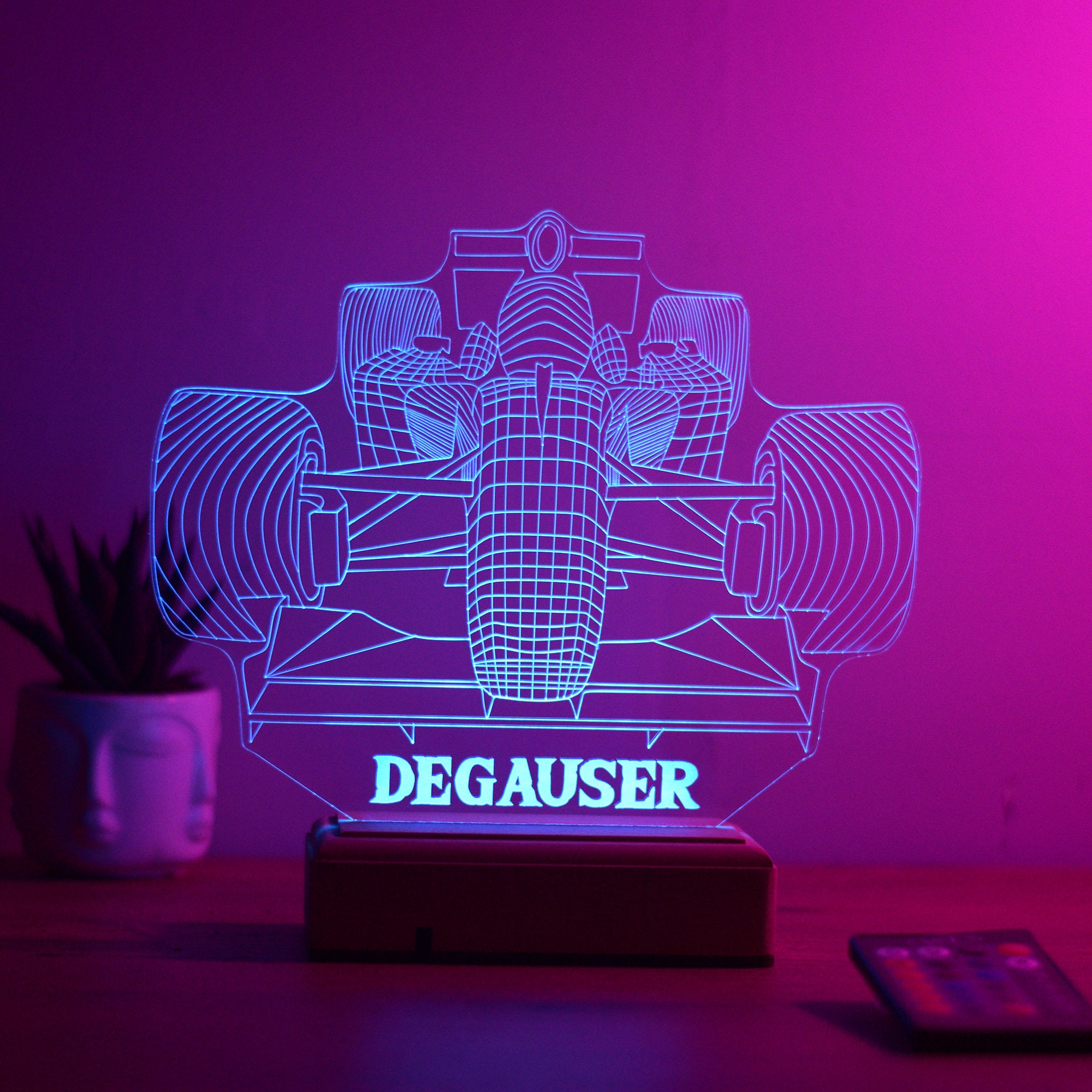 Car Guy Gift Custom 3D F1 Car Sketch Night Light F1 Lovers - Etsy