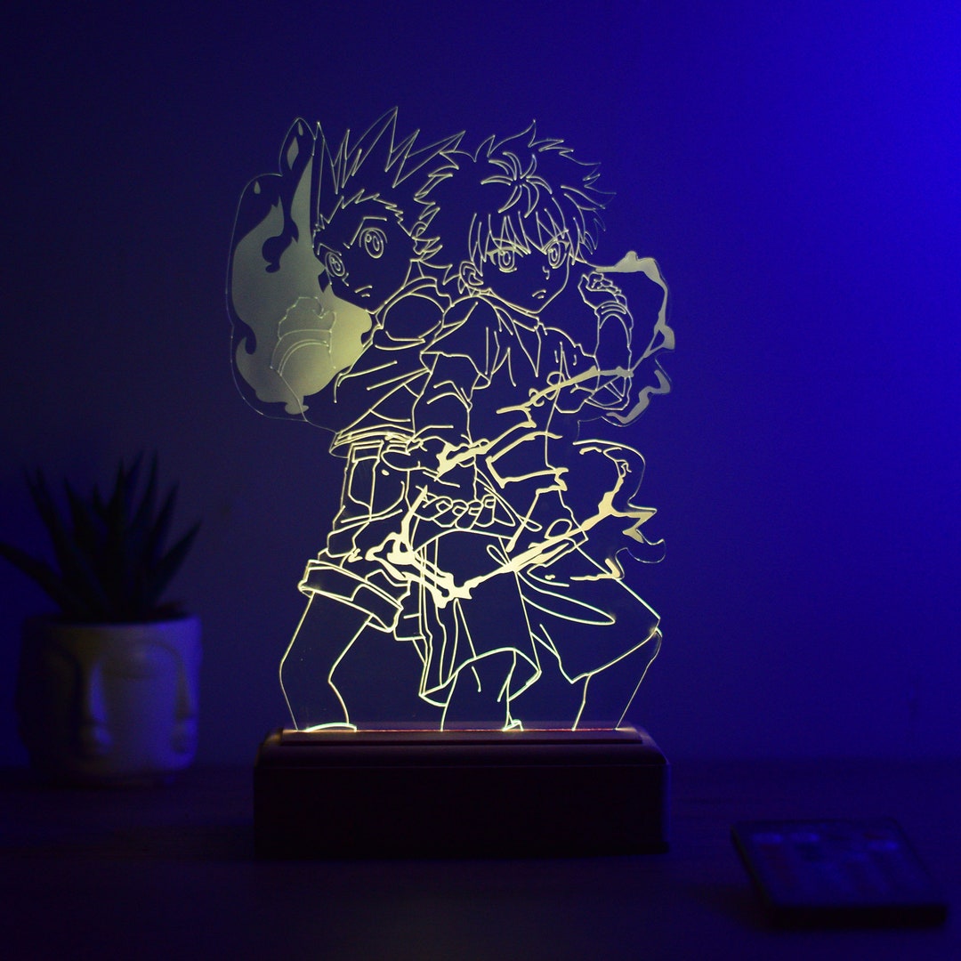 Anime Gifts 3D Led Lamp RGB 16 Colors W/remote Conrtol, Manga 3D Night ...