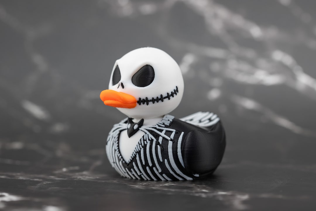 Jack Skellington Ducky "duck Skellington" Cute Nightmare Before ...