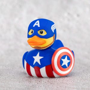 Marvel Superhero Cute Ducky Set - Spider-man, Captain America, Groot ...