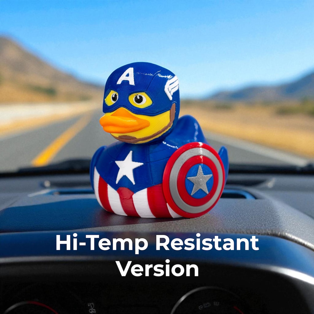 Captain America Parody Ducky for Jeep Ducking - Hi-temp Resistance for ...
