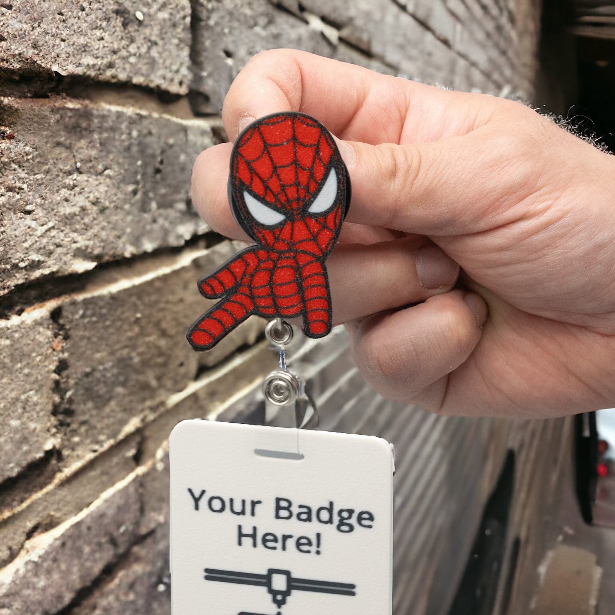 Badge Holder Spider-man - Retractable Badge Reel - Marvel Superhero Fan ...