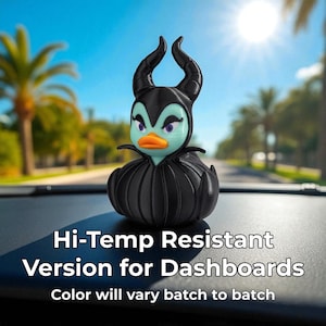 Maleficent Duck Collectible Figurine: Custom High Temp Resistant ...