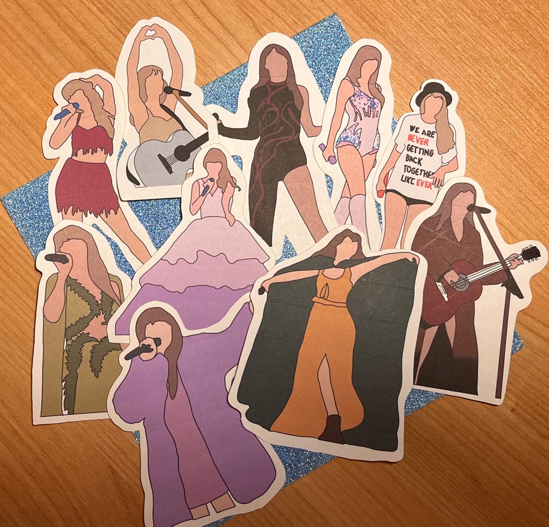 Taylor Swift the Eras Tour Sticker Pack - Etsy
