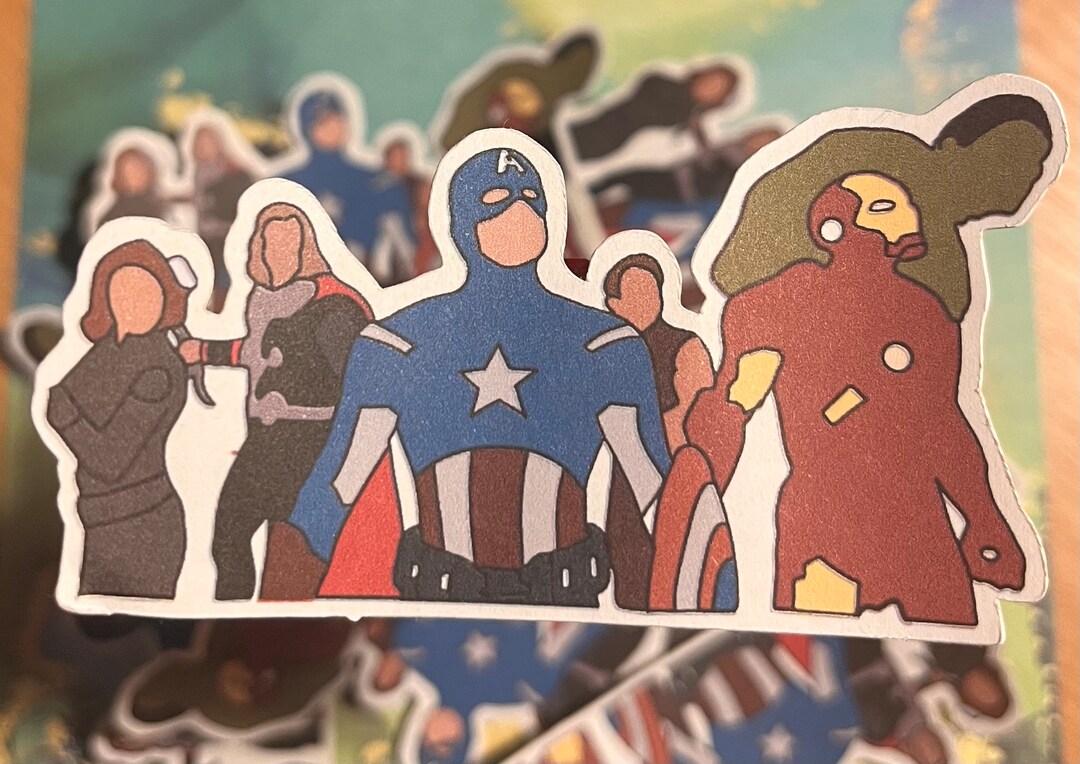 Avengers Assemble Sticker - Etsy