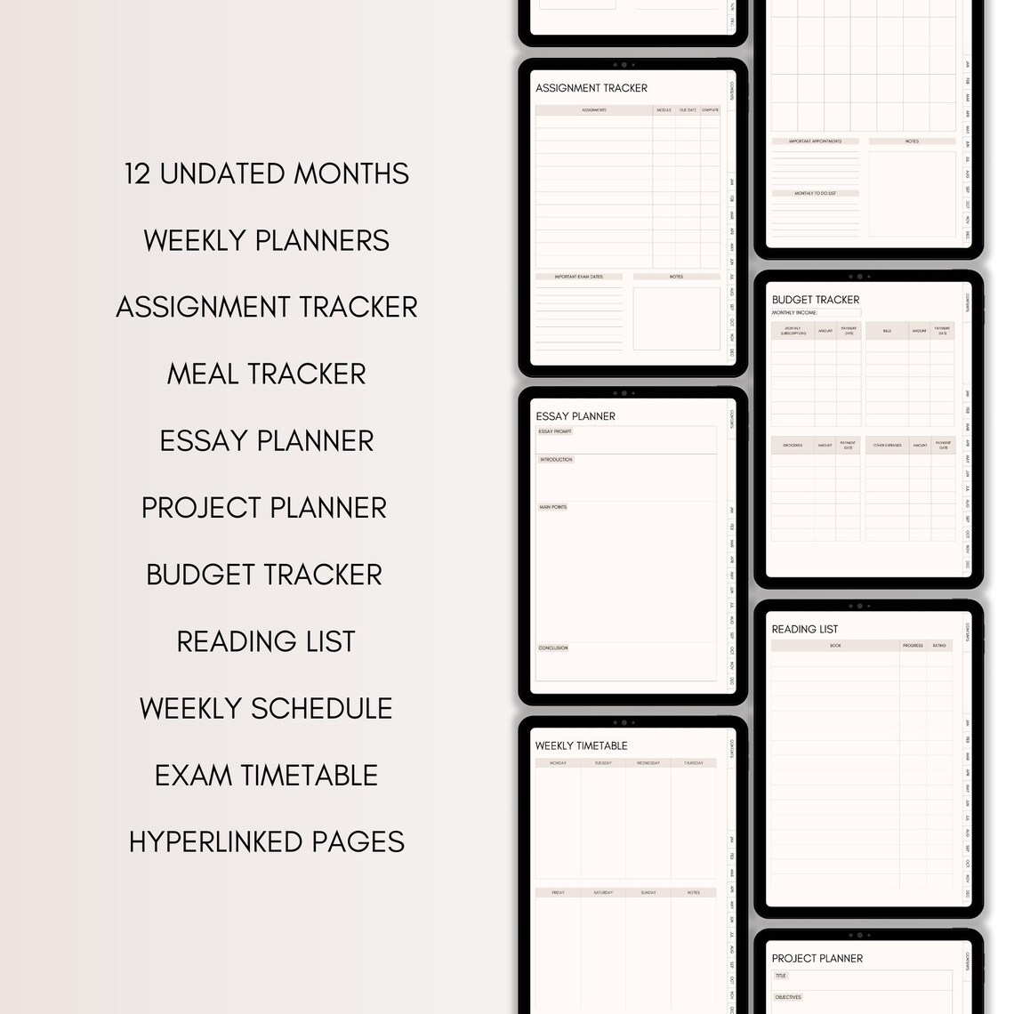Digital Planner, iPad Planner, Printable Planner, Printable Templates ...