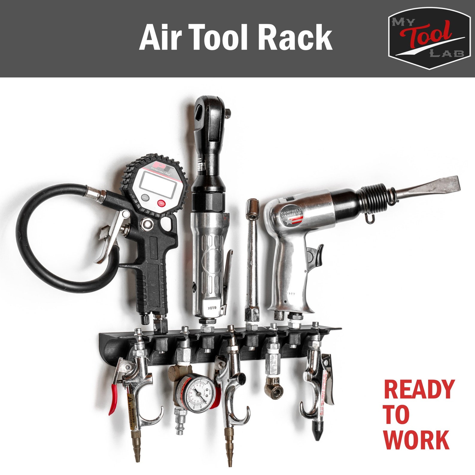 Air Tool Rack - Fast Shipping -mount for Organizing and Storing Your ...