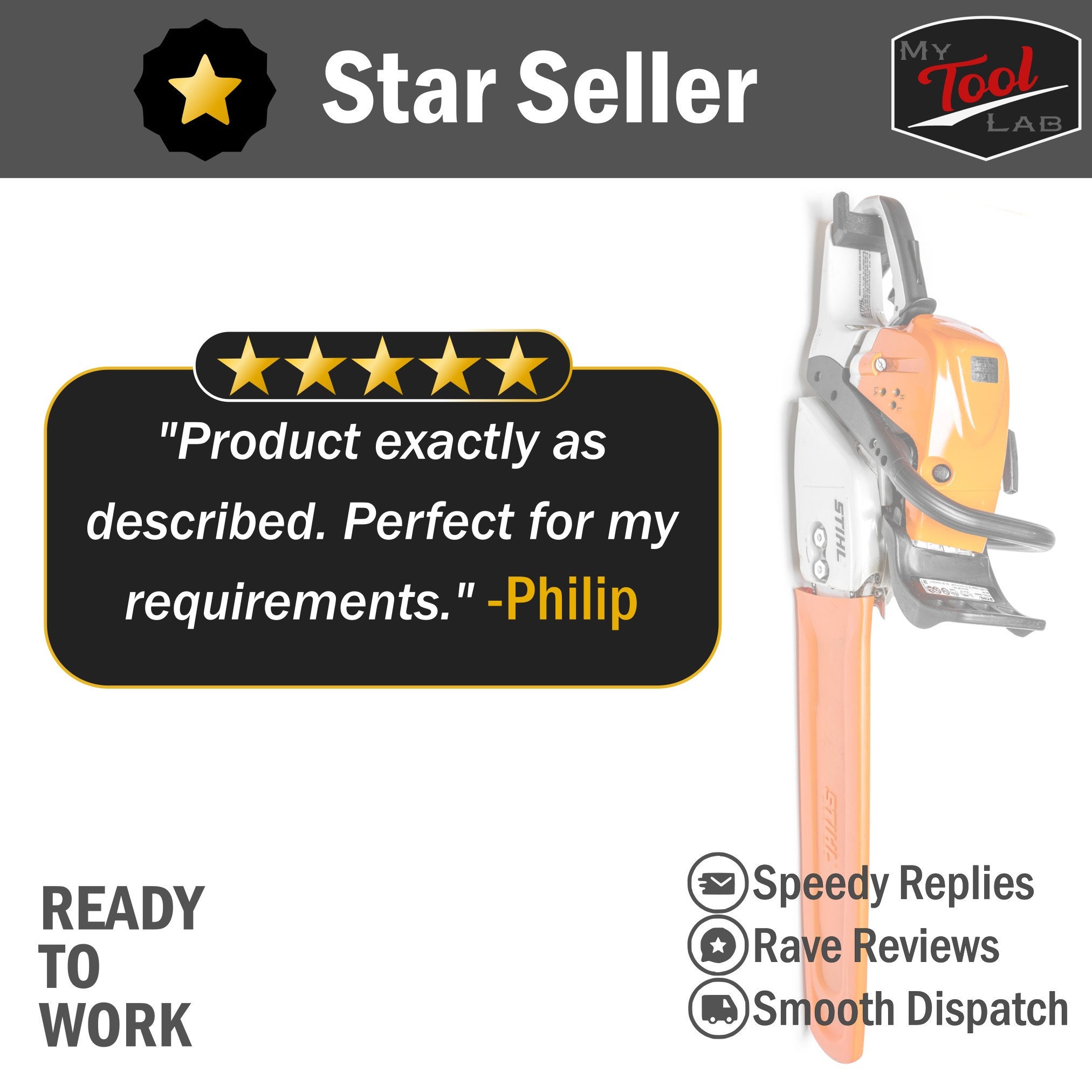 Chainsaw Wall Mount Hook Universal - Low Profile, Secure, Strong ...