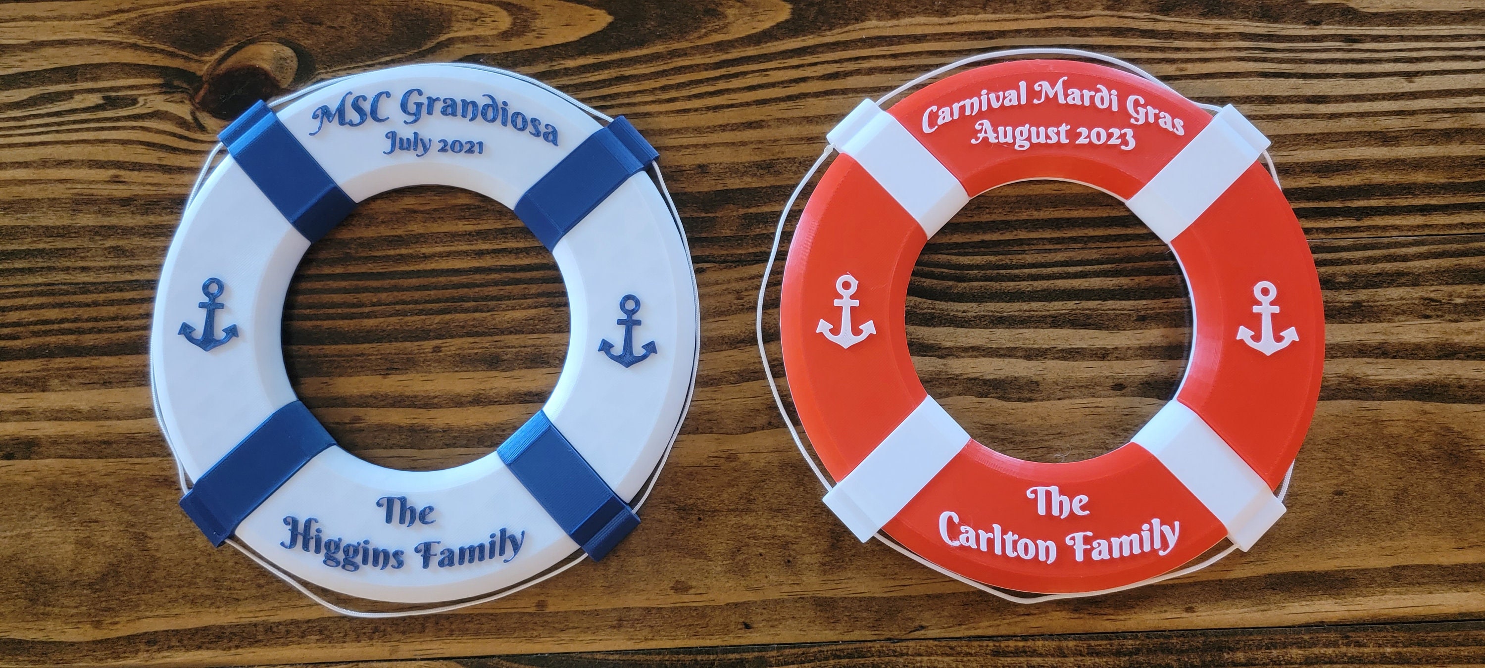 Cruise Door Magnet 3D Life Preserver - Customizable - Etsy