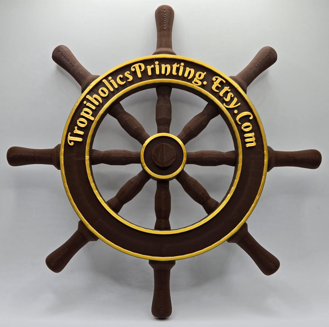 Custom Spinning Cruise Ship Magnet - 3D Printed Ship Wheel - Etsy