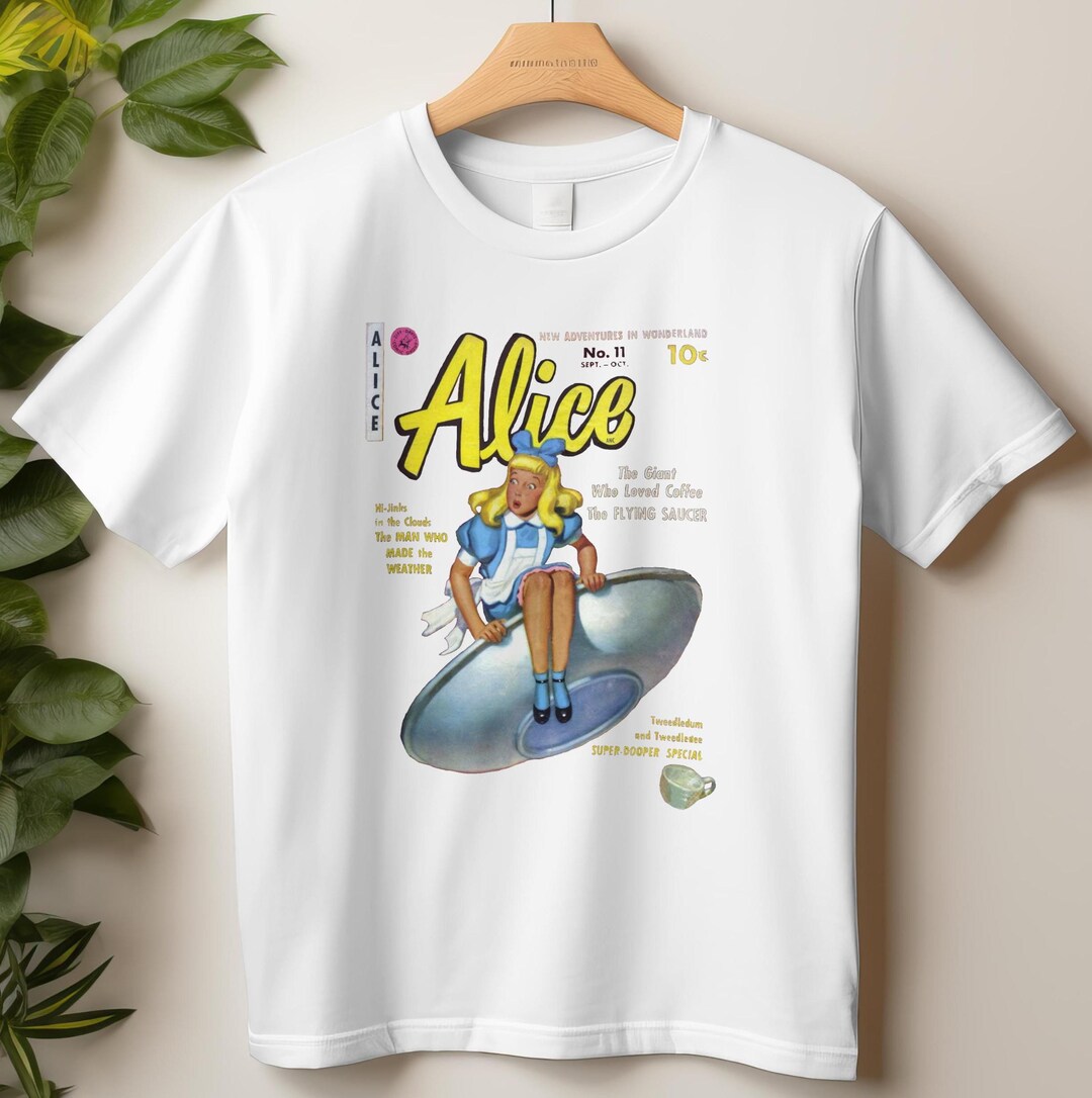 Vintage Alice T-shirt, Alice Tee, Vintage Comic Book T-shirt, Vintage ...