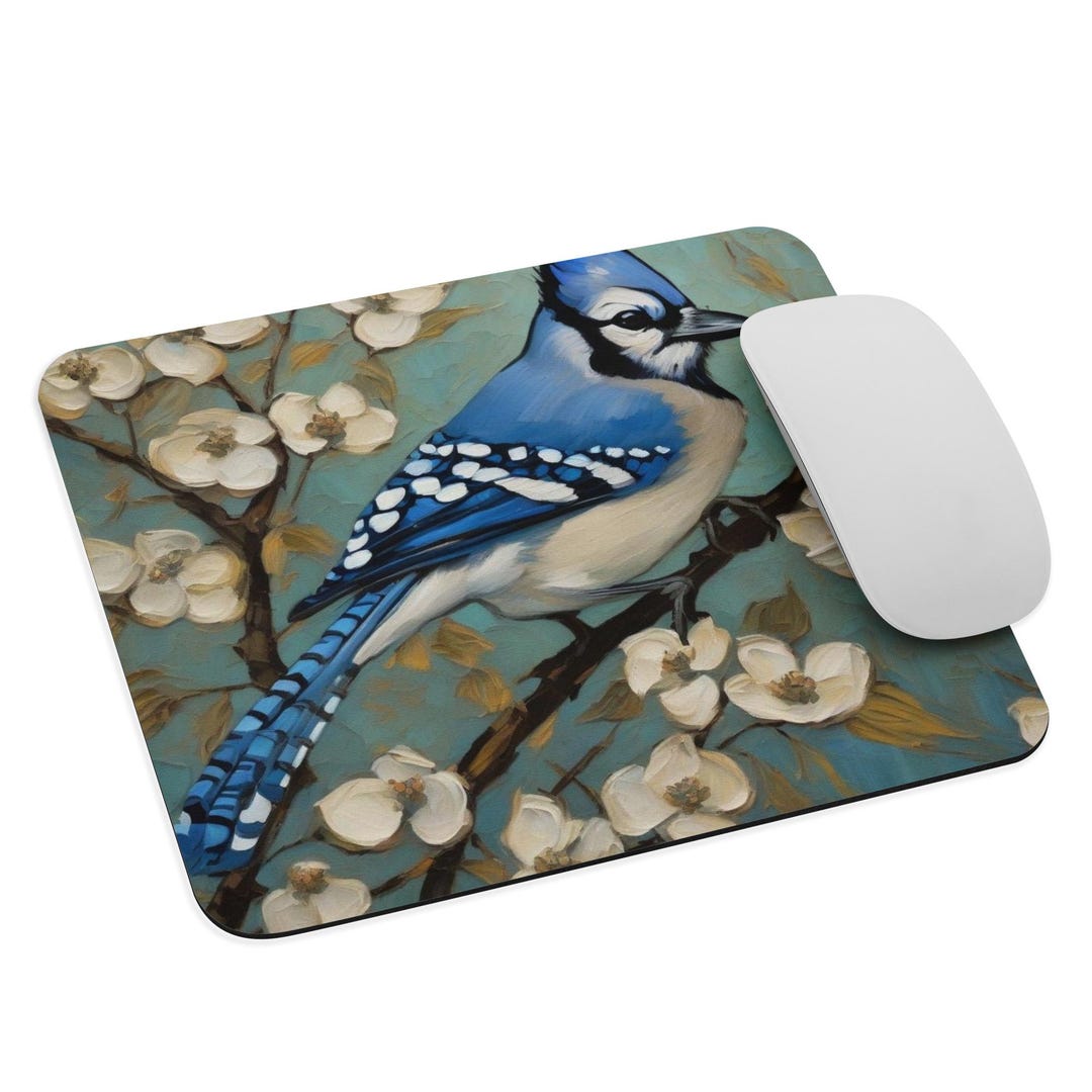 Blue Jay Mouse Pad - Etsy