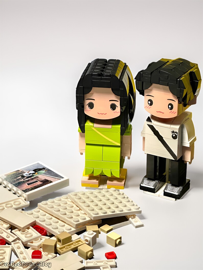 Full Body Custom Minifigures, Mini Brick Figure, Customizable Block ...