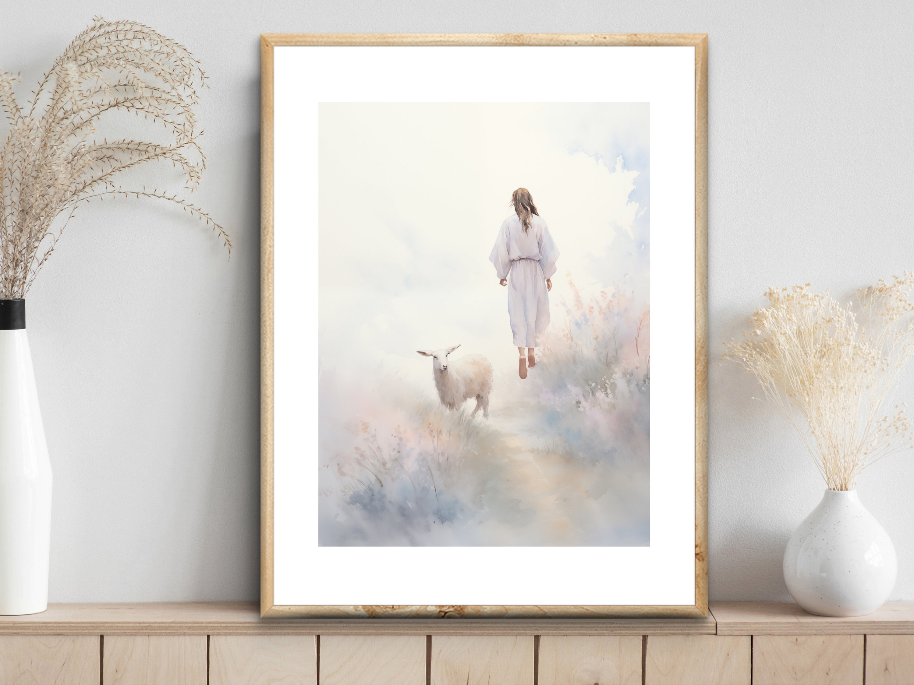 Parable of the Lost Sheep, Jesus Leaves the 99 | Watercolor Bible ...