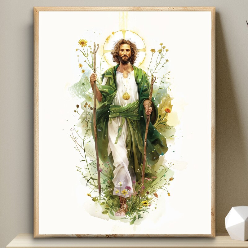 Saint Jude Wall Art - Etsy