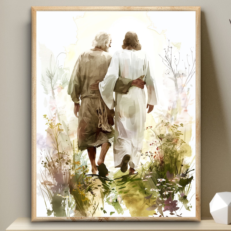 Jesus Hugging Man - Etsy