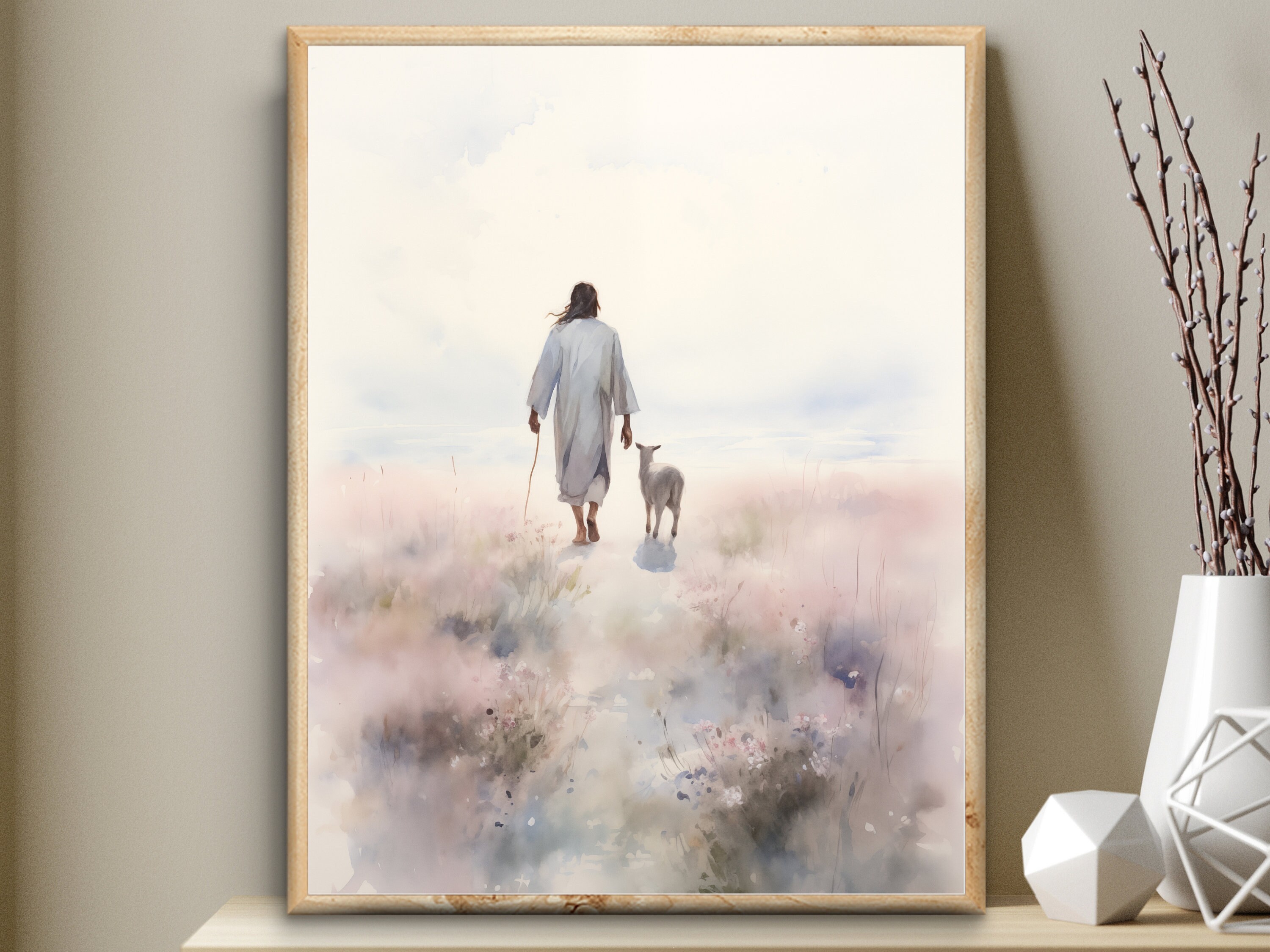 Parable of the Lost Sheep, Jesus Leaves the 99 | Watercolor Bible ...