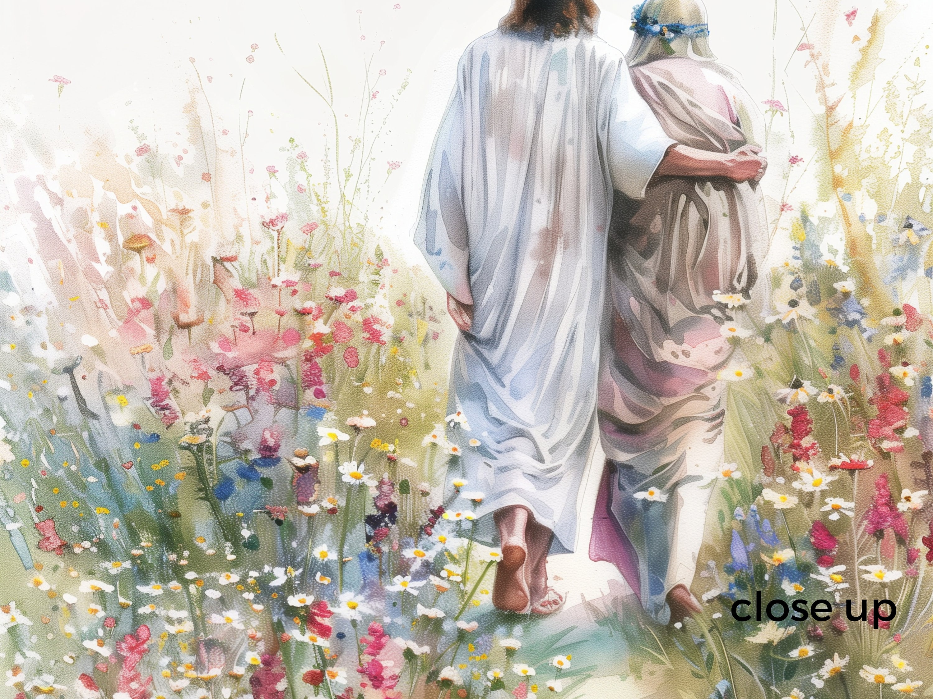 Guide Me to Heaven, Jesus Art Printable, Bible Digital Print ...