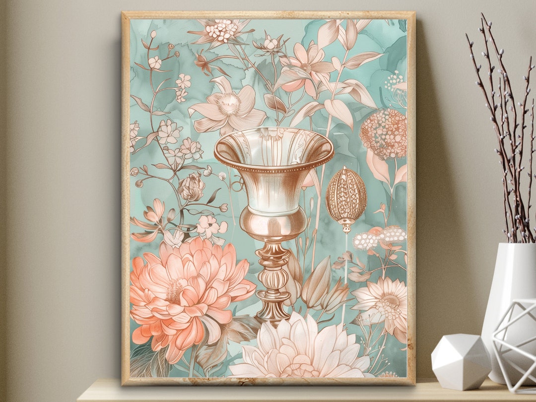 Sacred Chalice Holy Communion, Modern Digital Art, Bible Digital Print ...