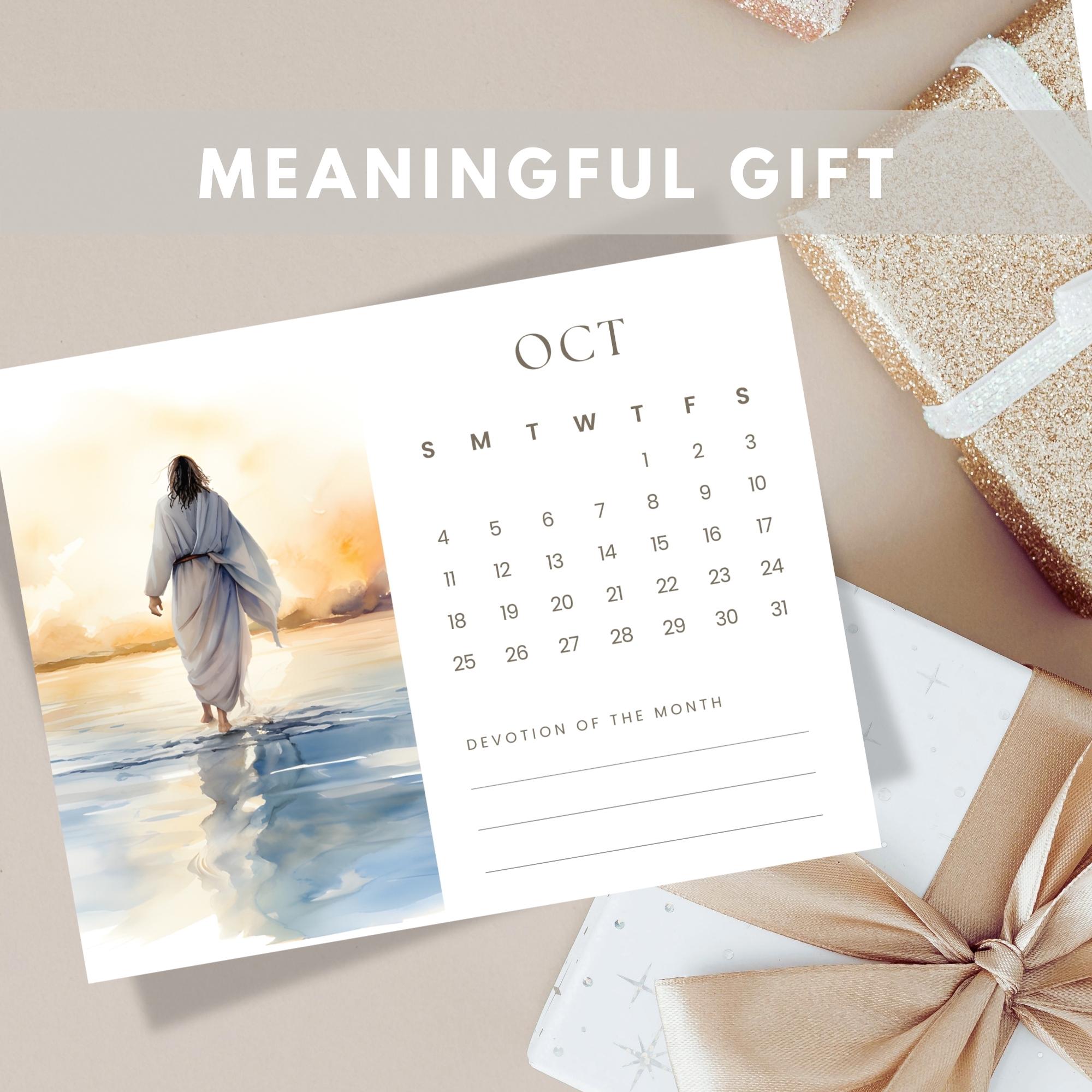 2026 Christian Calendar Printable, INSTANT DOWNLOAD, Jesus Prints and ...