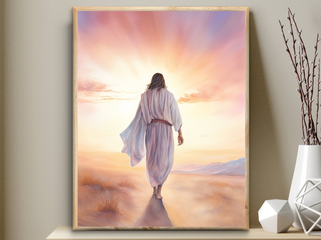 The Path Maker, Come Follow Me, Jesus Art, Bible Digital Print, Wall ...