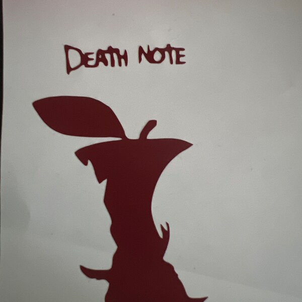 Death Note Stickers - Etsy