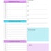 Daily Routine M49. Purple and Turquoise. Challenge. Notes. - Etsy