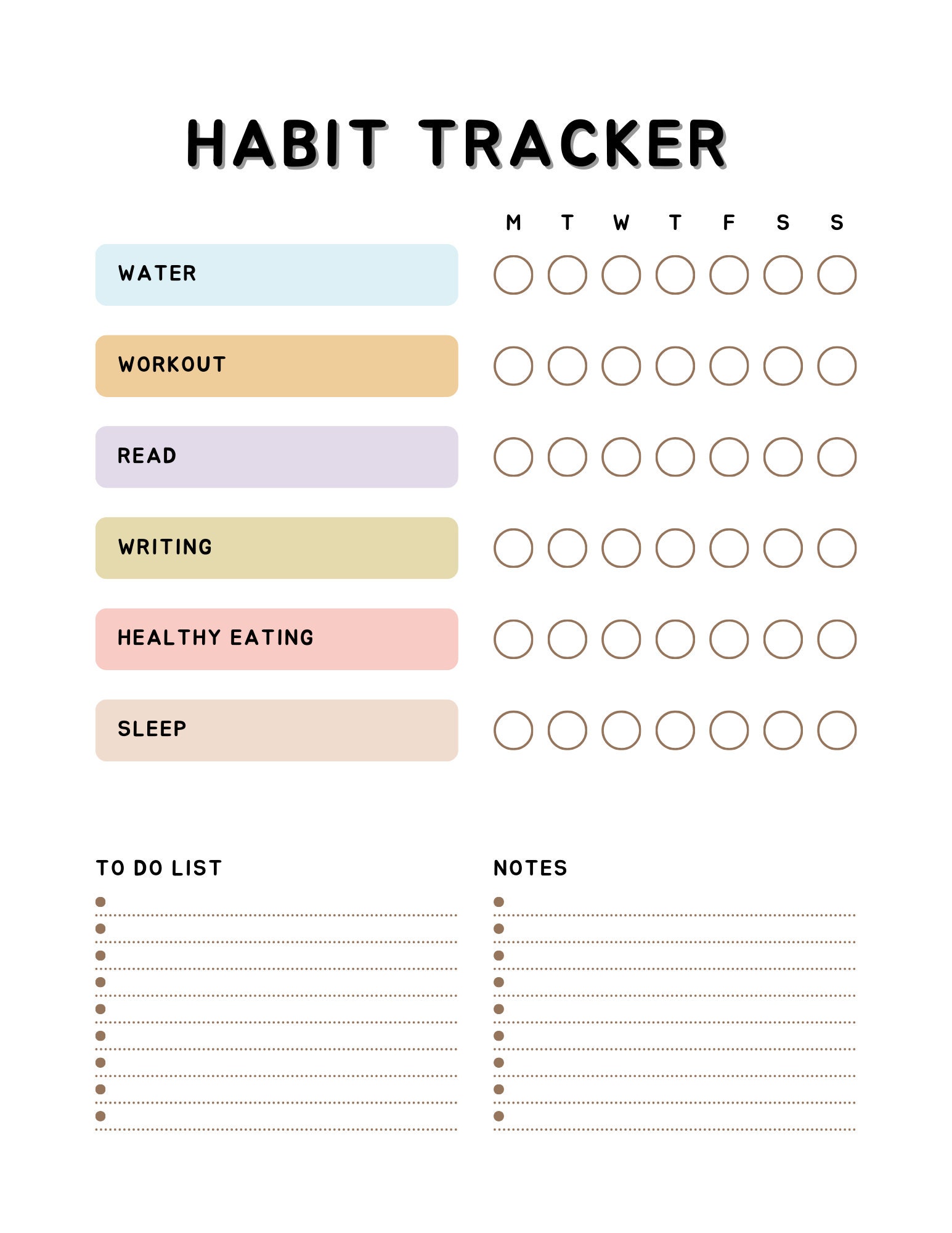 Gratitude Journaling. Habit Tracker. Self-care Journal. - Etsy