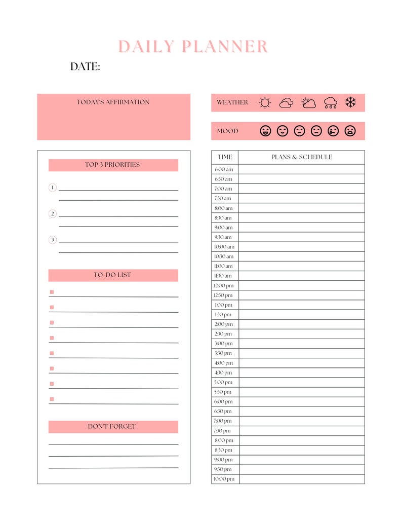 Weekly Planner. Calendar 2024. Daily Planner. Monthly Budget Planner ...