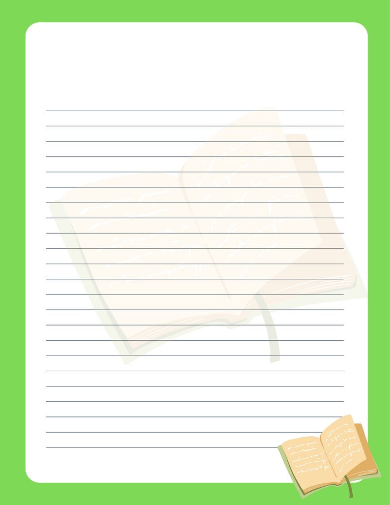 Journaling Ideas. Bright Green Border. Two Different Layout Journaling ...