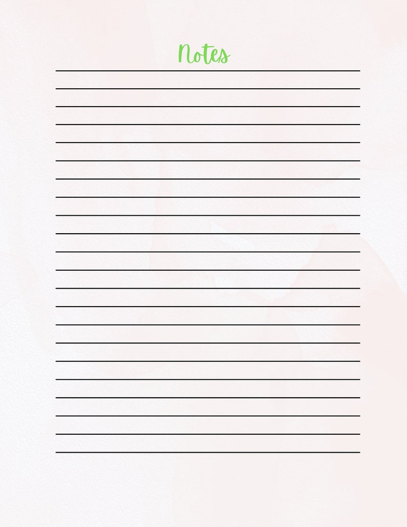 2024 - Green Theme Daily Planner. Calendar. Notes. Weekly Menu. - Etsy