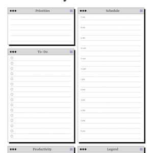 Gratitude and Daily Journal Templates. M102 Daily Plus Weekly Planner ...