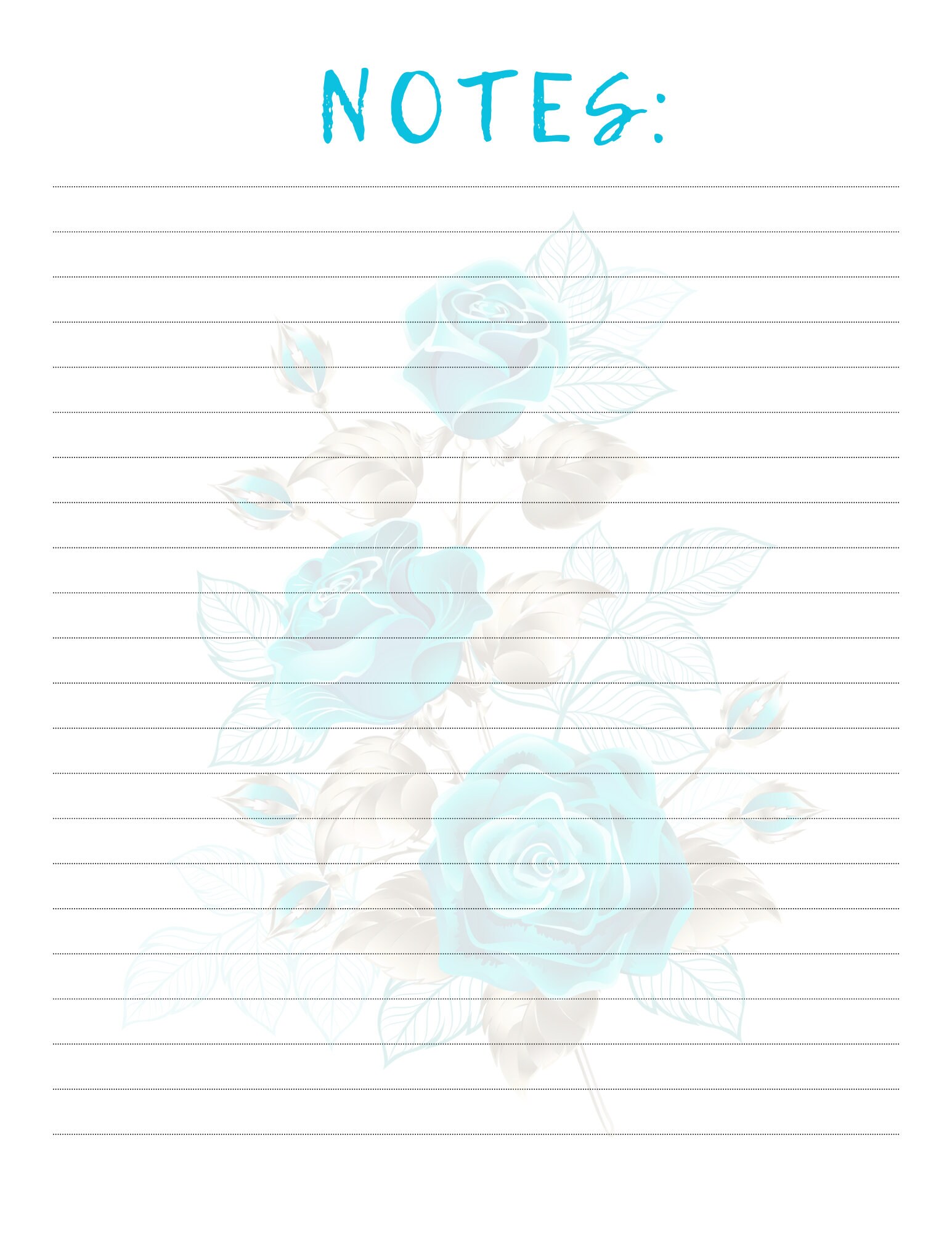 Daily Routine M49. Purple and Turquoise. Challenge. Notes. - Etsy