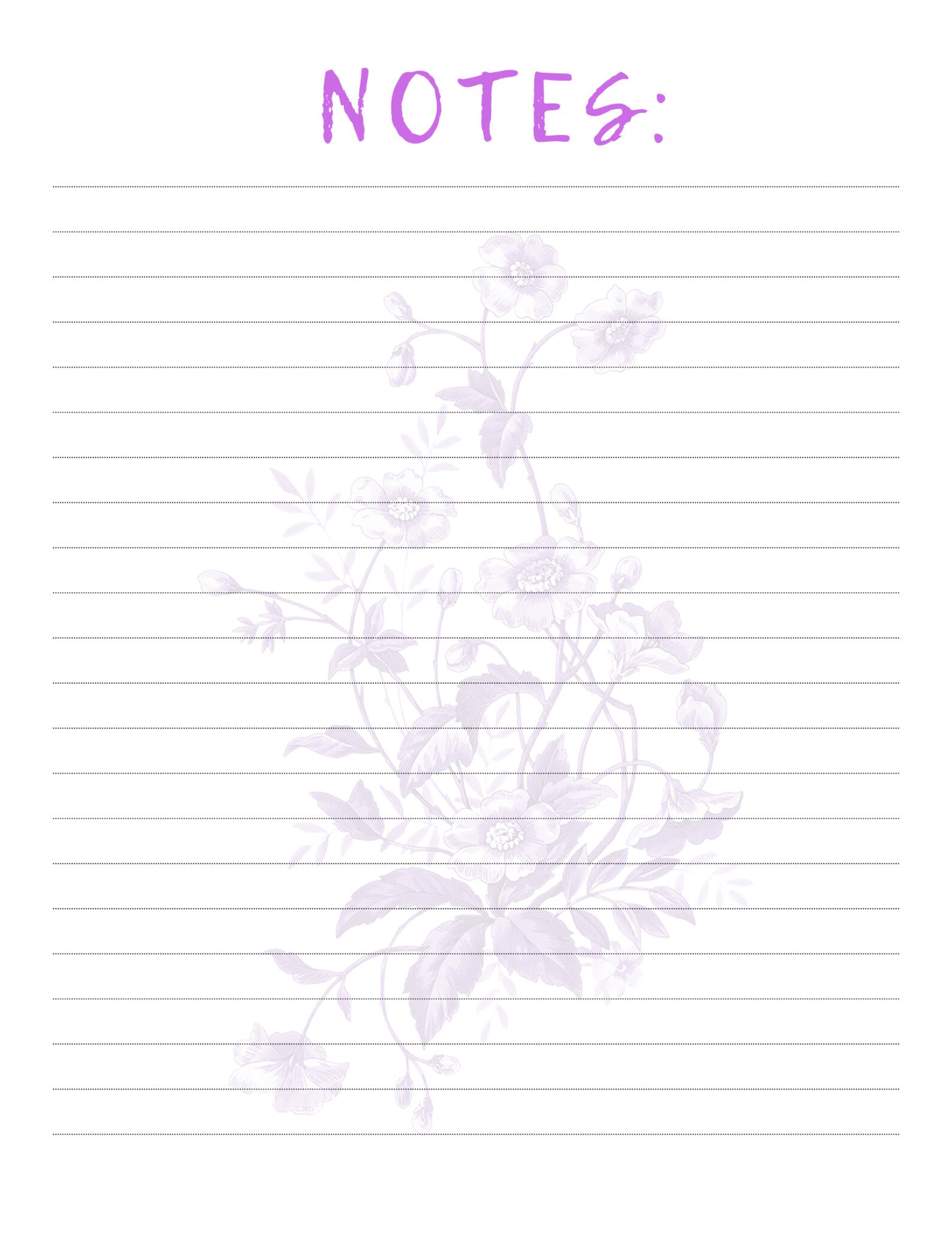 Daily Routine M49. Purple and Turquoise. Challenge. Notes. - Etsy