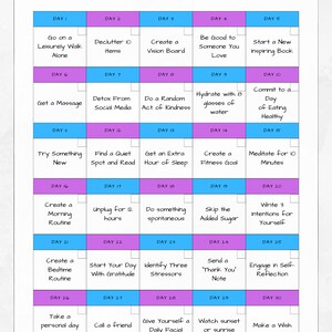 Daily Routine M49. Purple and Turquoise. Challenge. Notes. - Etsy