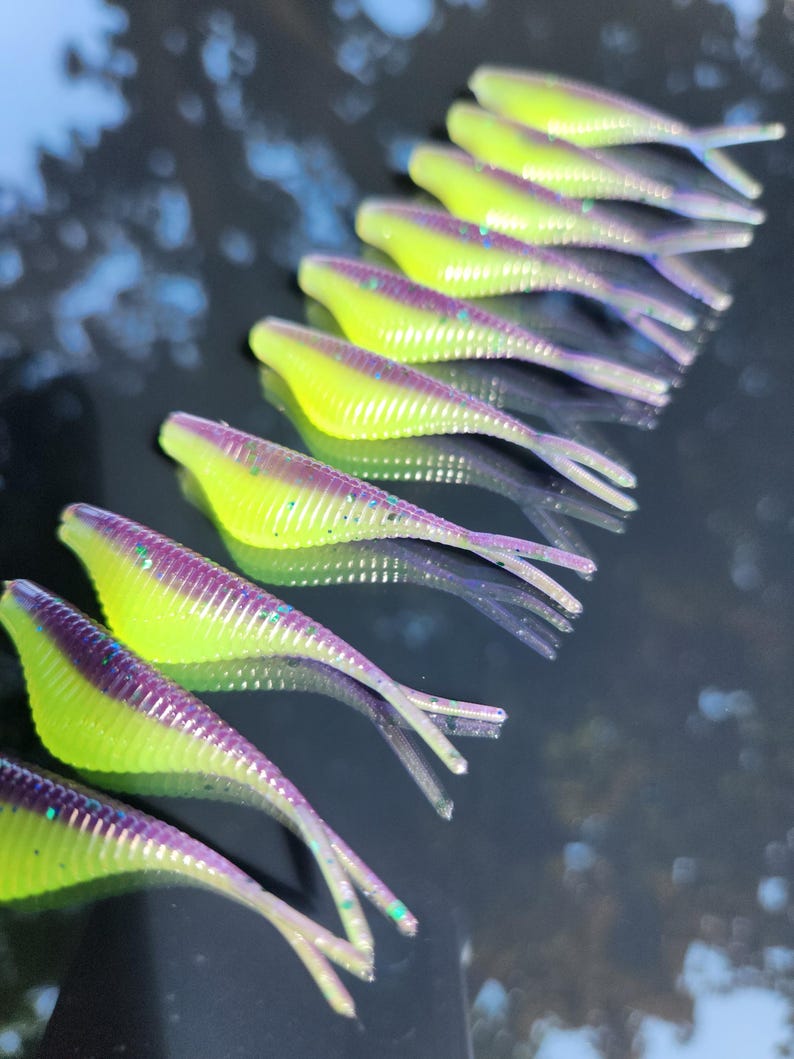 STS 2.25 Crappie Pork Belly Shad Soft Plastic Fishing Bait -- STS Joker ...