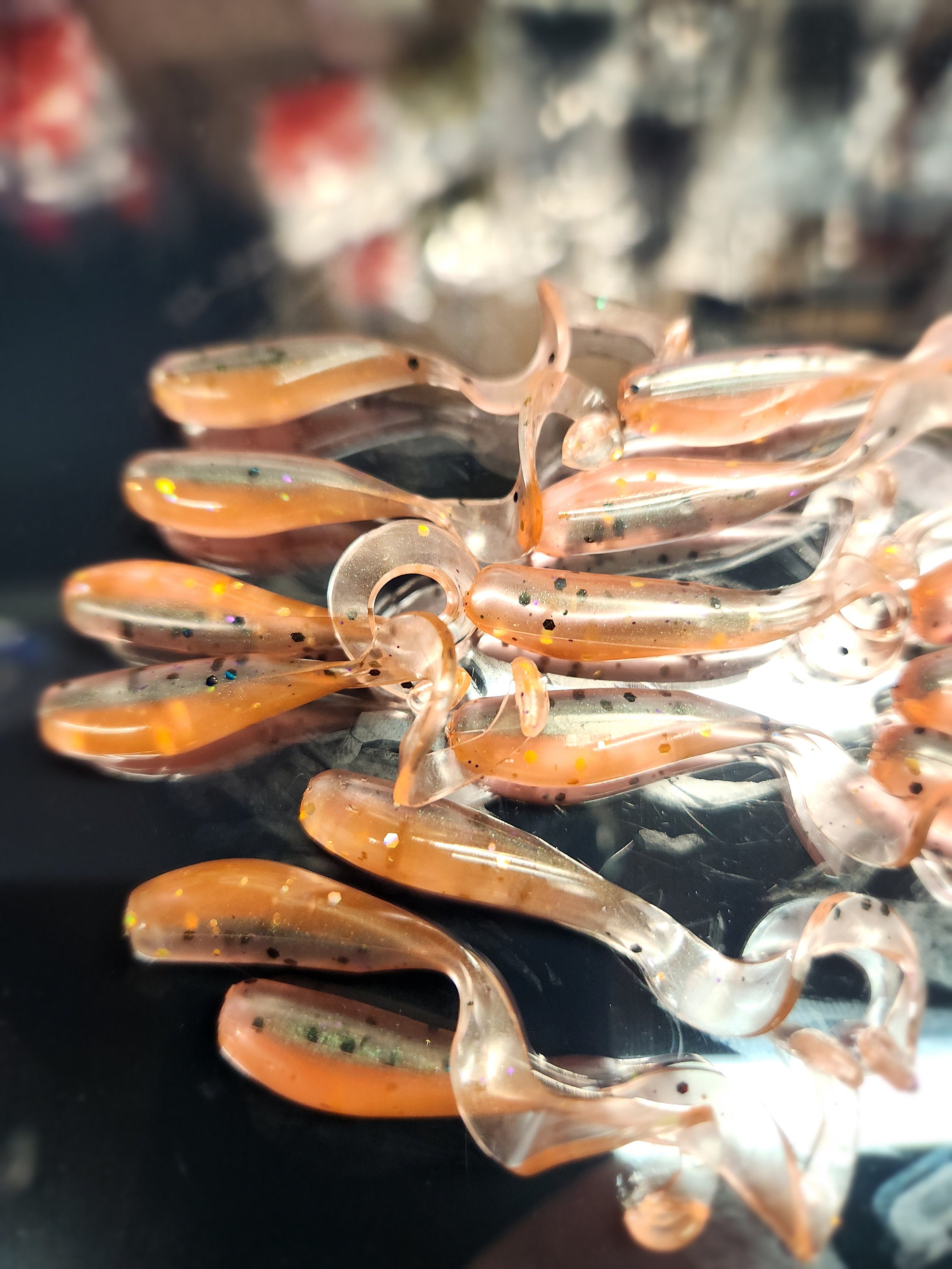 STS 1.75 BA Curly Tail Kicker Soft Plastic Crappie Fishing Bait ...