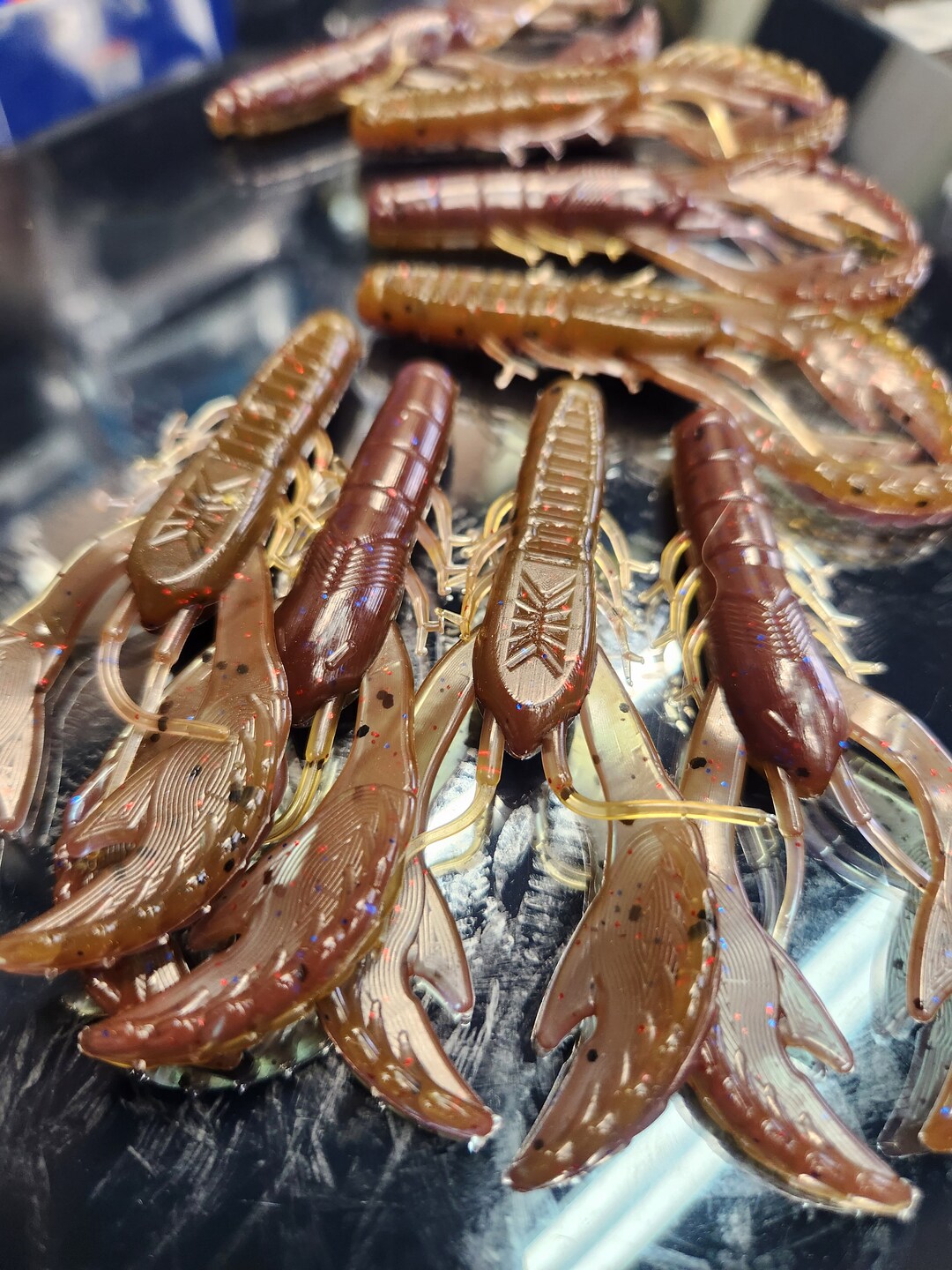 STS 3.4 Ecto Craw Soft Plastic Bass Fishing Bait -- Zombie Walker PB ...