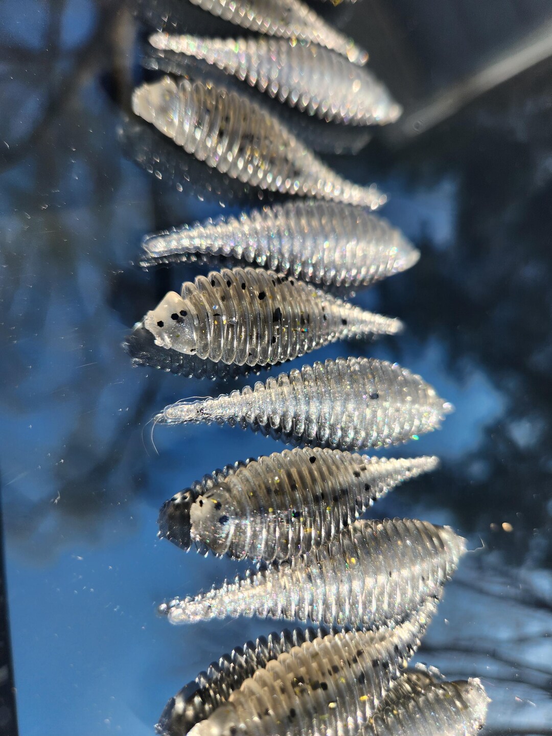 STS 2.0 Gilley Crappie Soft Plastic Fishing Bait -- Worn Out Asphalt - Etsy