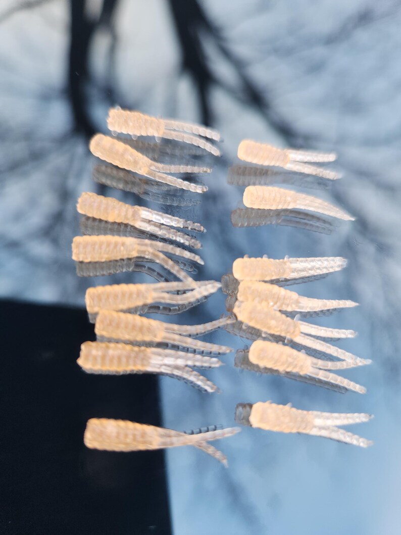 STS .75 Ice Twin Tickler Soft Plastic Ice Fishing Bait -- Sherbet ...