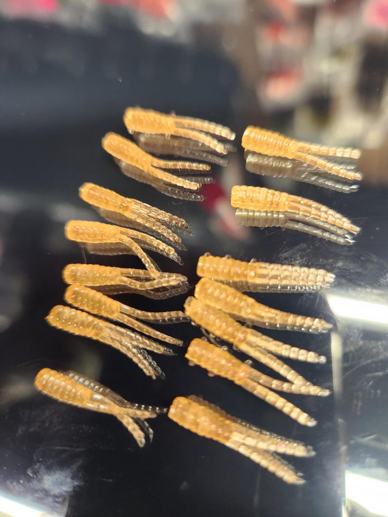 STS .75 Ice Twin Tickler Soft Plastic Ice Fishing Bait -- Sherbet ...