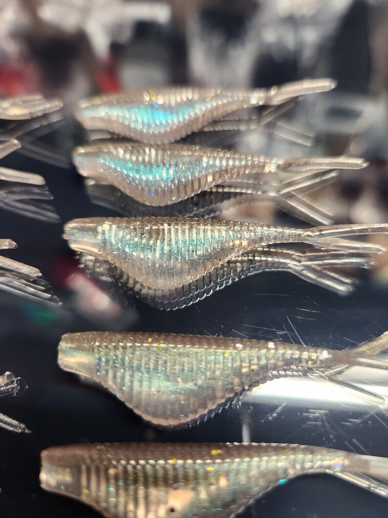 STS 2.25 Crappie Pork Belly Shad Soft Plastic Fishing Bait -- Bait Fish ...