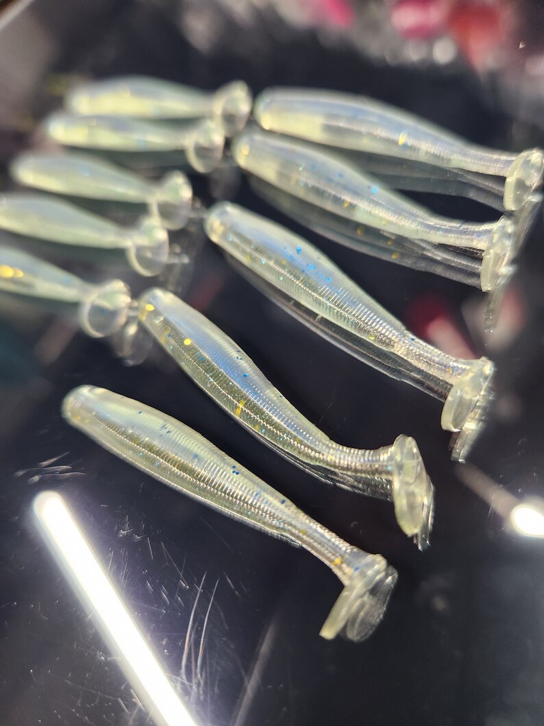 STS 2.0 Shimmy Shake Swimbait Soft Plastic Crappie Fishing Bait -- Sexy ...