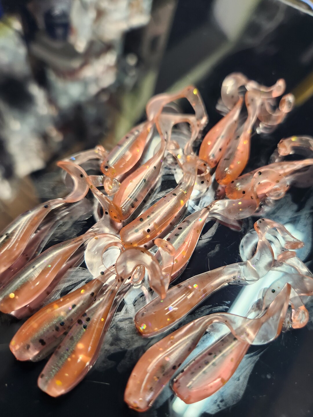 STS 1.75 BA Curly Tail Kicker Soft Plastic Crappie Fishing Bait ...