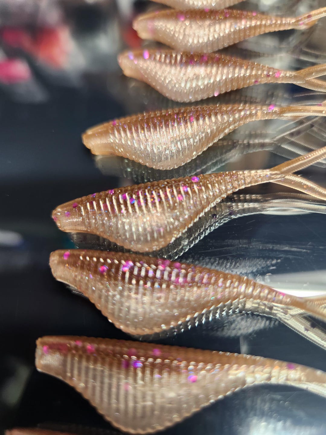 STS 2.25 Crappie Pork Belly Shad Soft Plastic Fishing Bait -- Easy ...