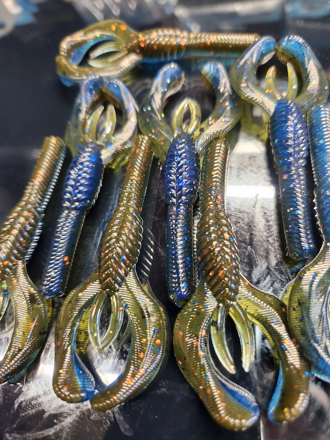 STS 3.0 MC Ned Craw Soft Plastic Bass Fishing Bait Bag-a-chobee Craw - Etsy