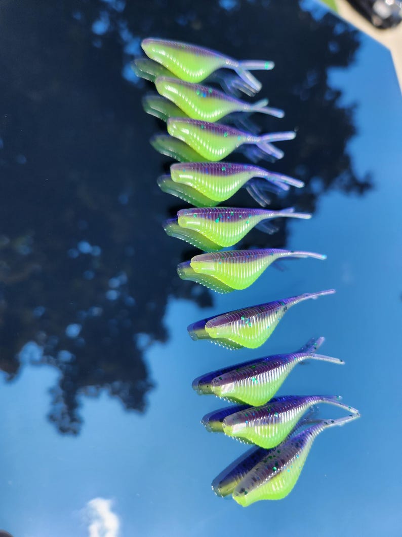 STS 2.25 Crappie Pork Belly Shad Soft Plastic Fishing Bait -- STS Joker ...