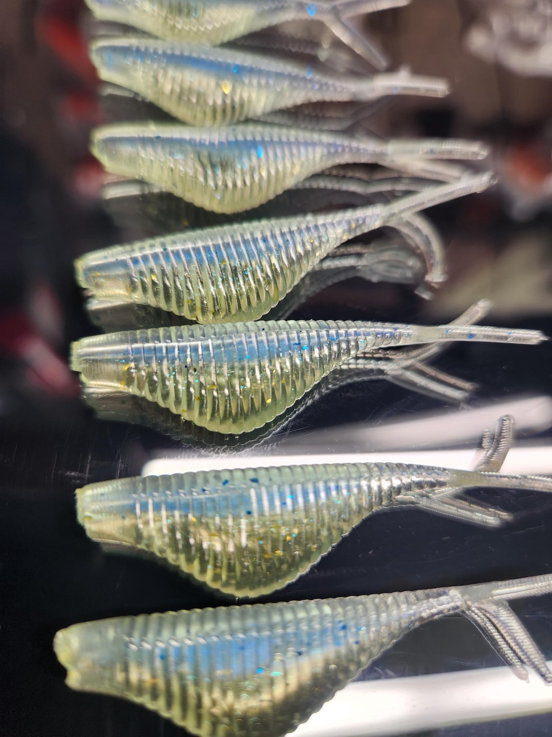 STS 2.25 Crappie Pork Belly Shad Soft Plastic Fishing Bait -- Sexy Shad ...