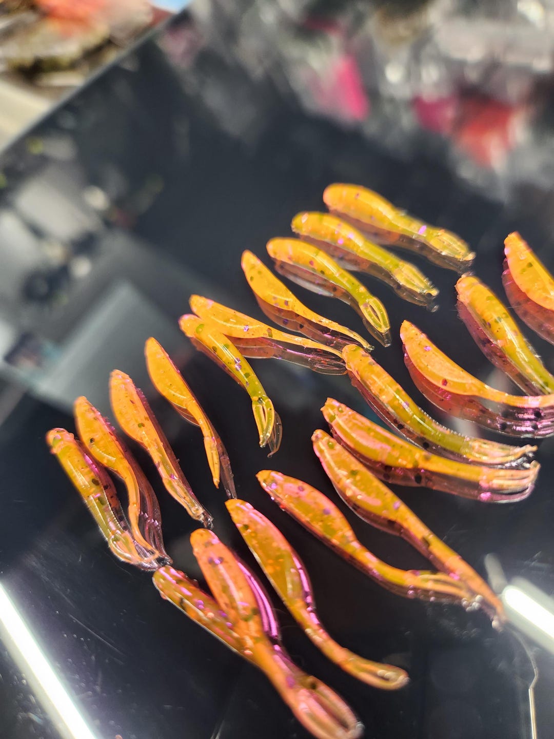 STS 1.25 Ice Minnow Soft Plastic Ice Fishing Bait -- Popp'n Magma - Etsy